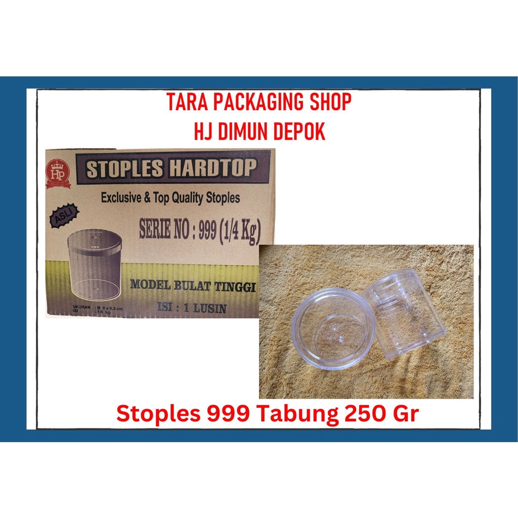 Jual Hardtop 999 Stoples Plastik Tabung 250 Gr-2386010 | Shopee Indonesia