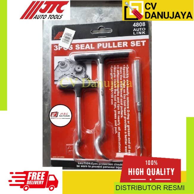 Jual Alat menghapus O-ring atau grease dan segel minyak 3PCS SEAL PULLER SET JTC-4808 | Shopee ...