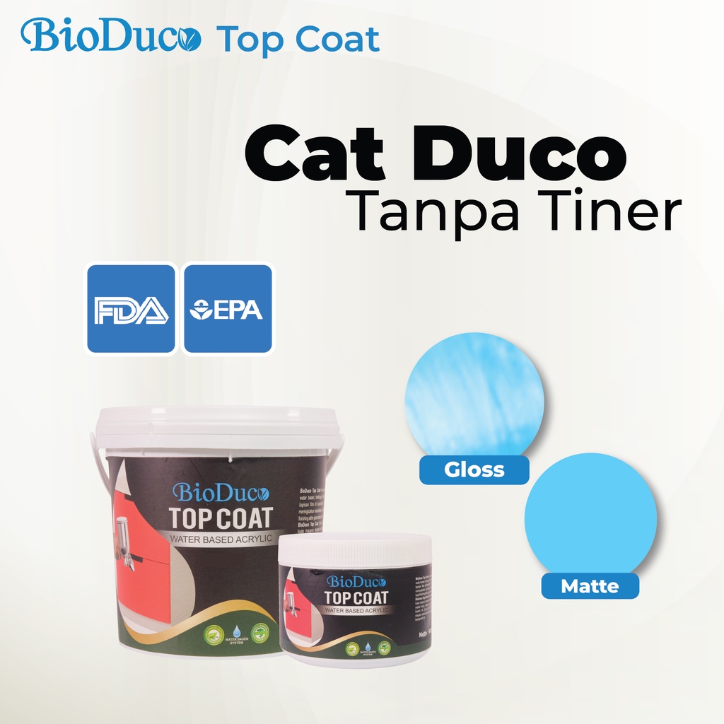Jual Cat Duco Clear Kayu Bioduco Top Coat Anti Bau Gloss Matte | Shopee ...