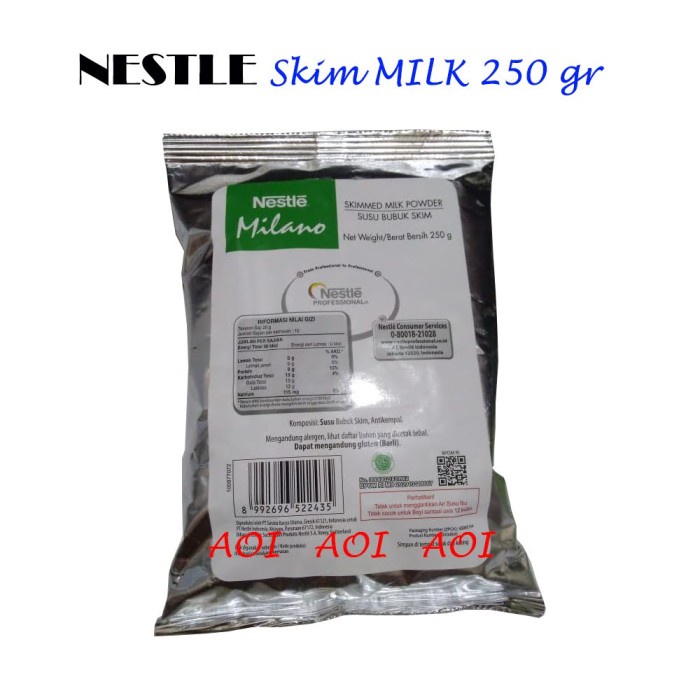 Jual Nestle Skim Milk Powder 250gr Susu Bubuk Skim | Shopee Indonesia