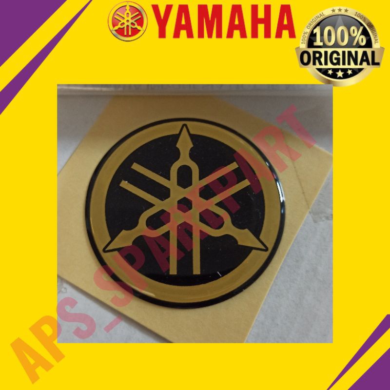 Jual original emblem logo yamaha r15 r 15 nmax n max kuning 2PK ...