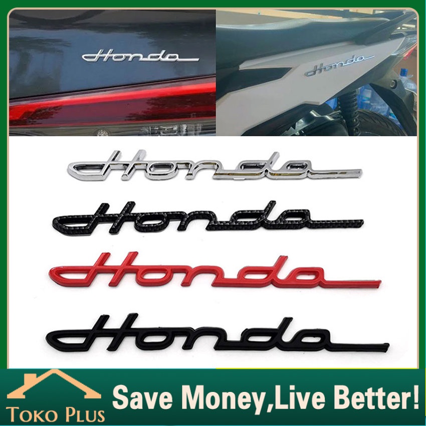 Jual Emblem Honda Latin - Emblem Logo Honda Tulisan Rangkai Latin Bahan ...
