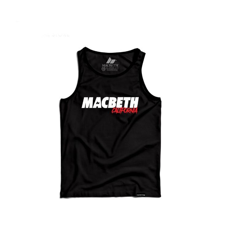 Jual SINGLET TANK TOP PRIA WANITA CASUAL SIMPLE LOGO HITAM MCBTH ...