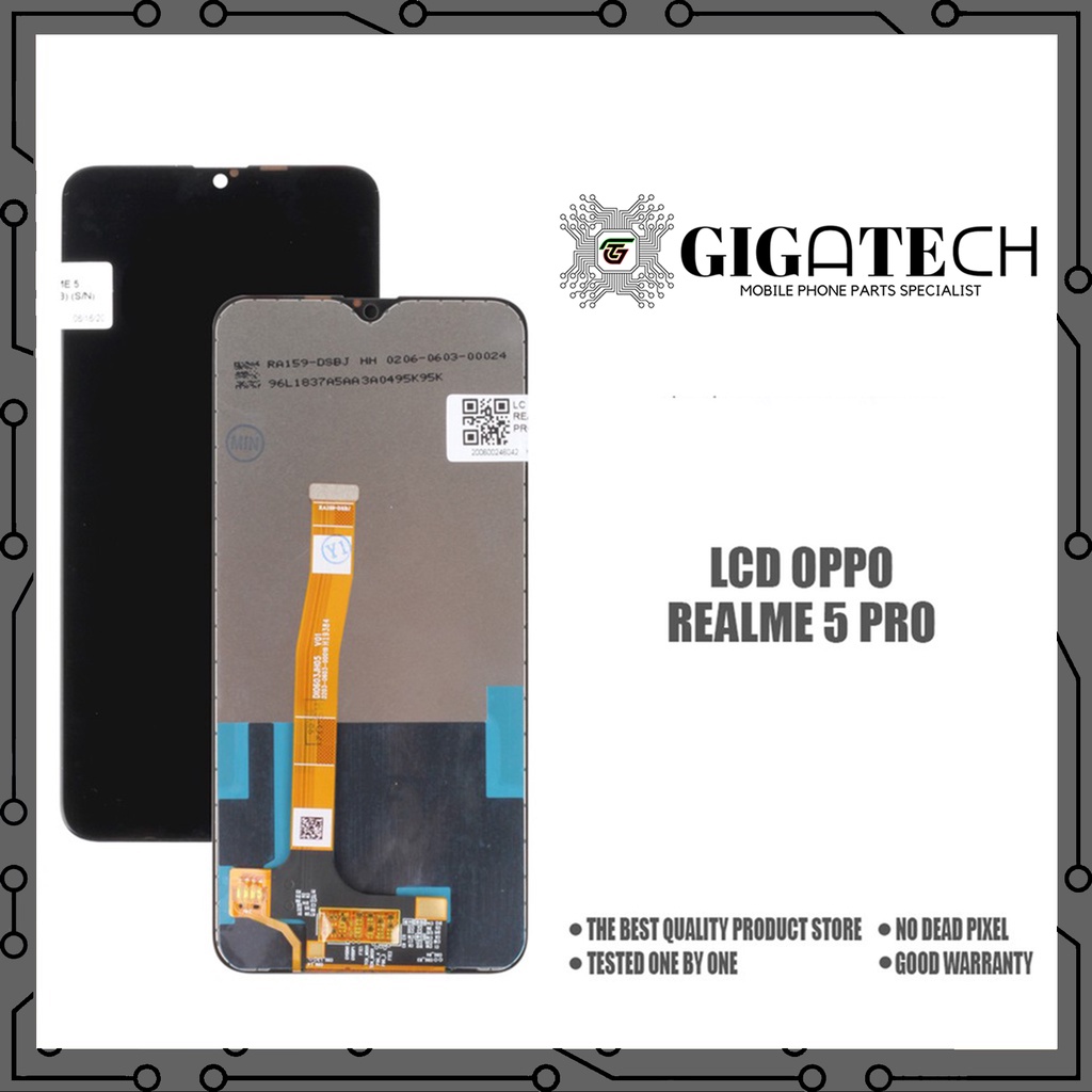 Jual LCD Realme 5 Pro Original 100% Fullset Touchscreen Gratis Double ...
