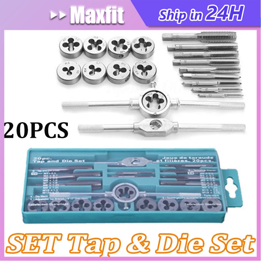 Jual [Ready Stock] 12Pcs/set Alat Snai drat Hand Tap Ulir Snay Baut ...