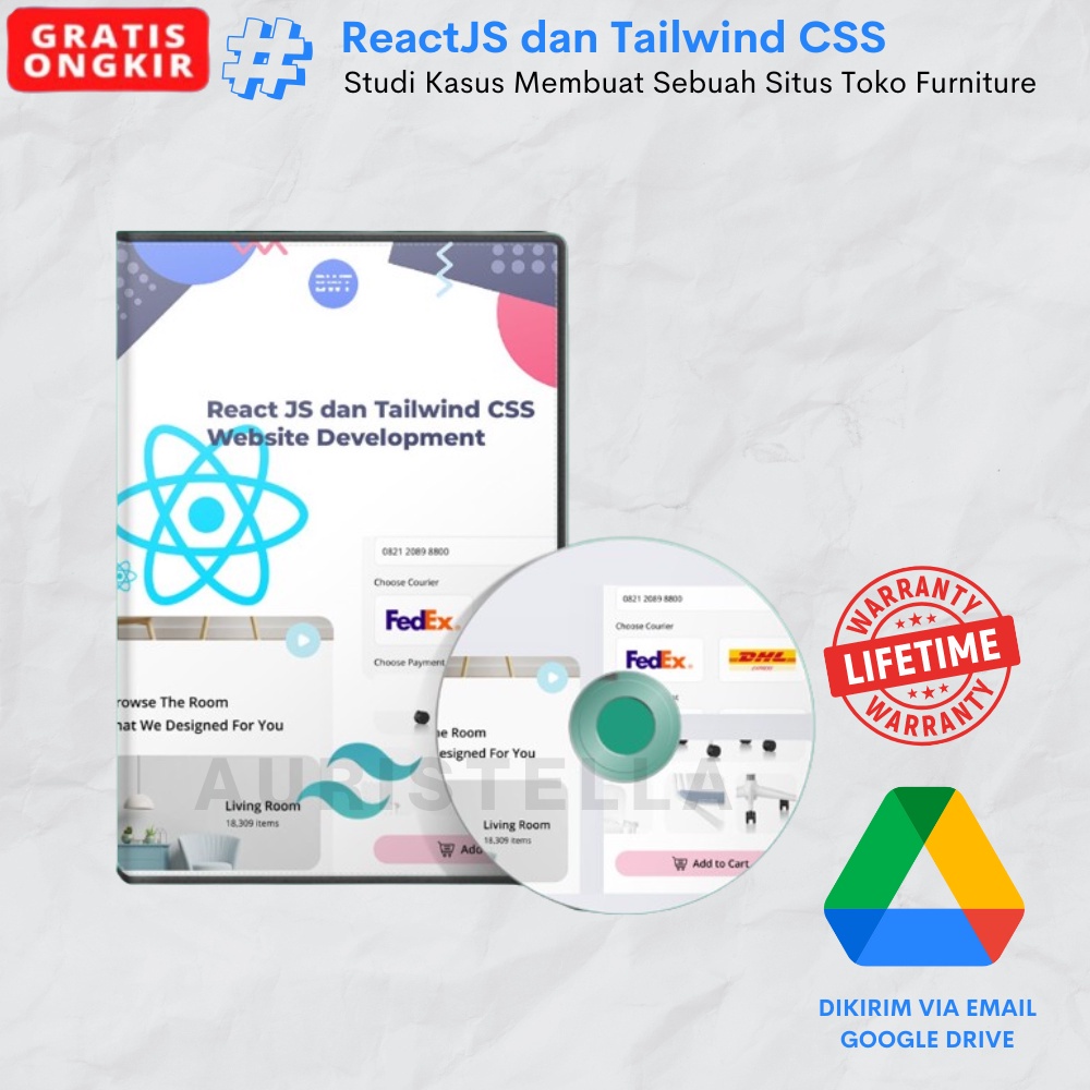 Jual E Course Reactjs Tailwind Css Website Development Shopee Indonesia