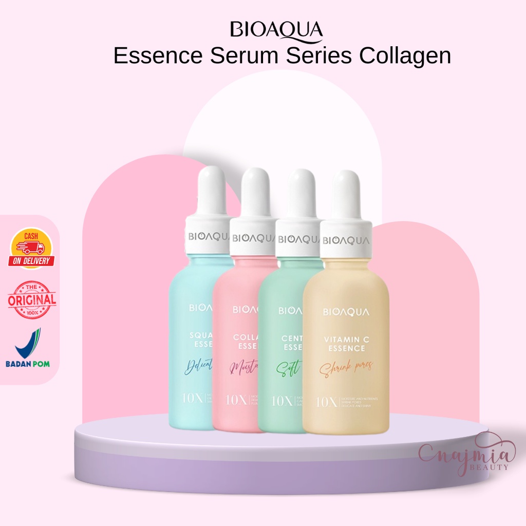 Jual Najmia BIOAQUA Efek 10X Essence Serum Series Collagen / Centella ...
