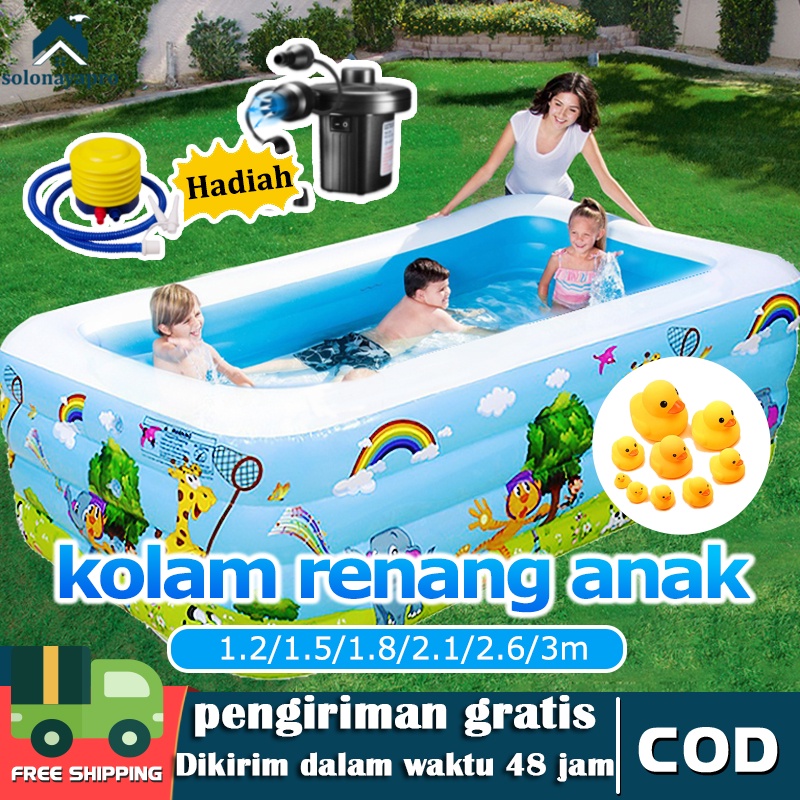 Jual kolam renang intex anak/kolam renang anak jumbo/balon renang anak ...