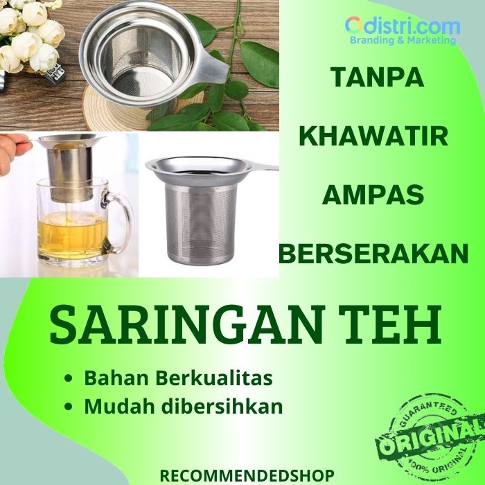 Jual Saringan Teh Filter Praktis Anti Karat Tea Strainer Infuser ...
