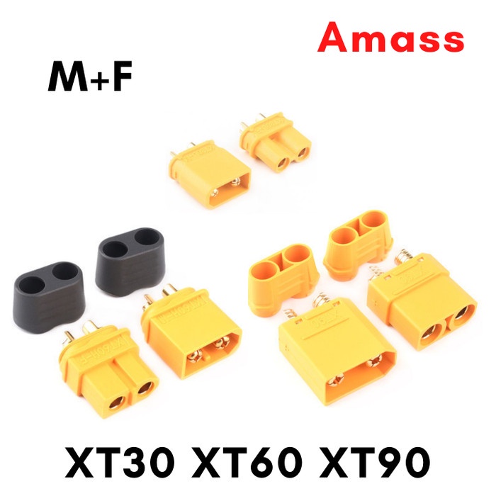 Jual Amass XT30 XT60 XT90 Connector | Male & Female, Reliable & Durable | Shopee Indonesia
