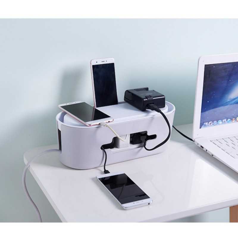 Jual Box Tempat Kabel Kotak Organizer Kabel Charger Wire Cable ...