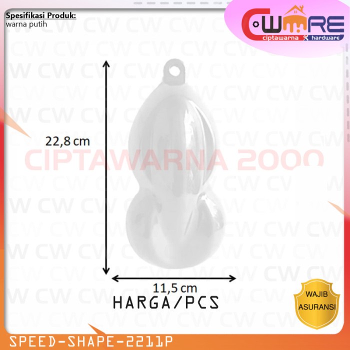 Jual Speed Shape Display Sampel sample Cat Pajangan Plastik bentuk ...
