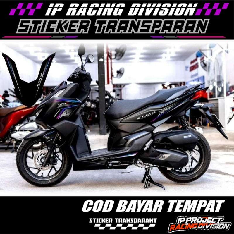 Jual Stripping Sticker HONDA VARIO 160i Model CLICK BAHAN TRANSPARAN UV ...