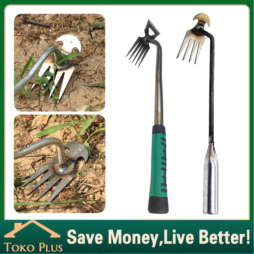 Jual Alat Pencabut Rumput Liar Stainless Garden Cangkul Kebun Alat ...