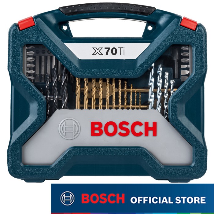 Jual Bosch Drill & Screw Bit Set / Mata Bor & Obeng Set 70 X-Line ...