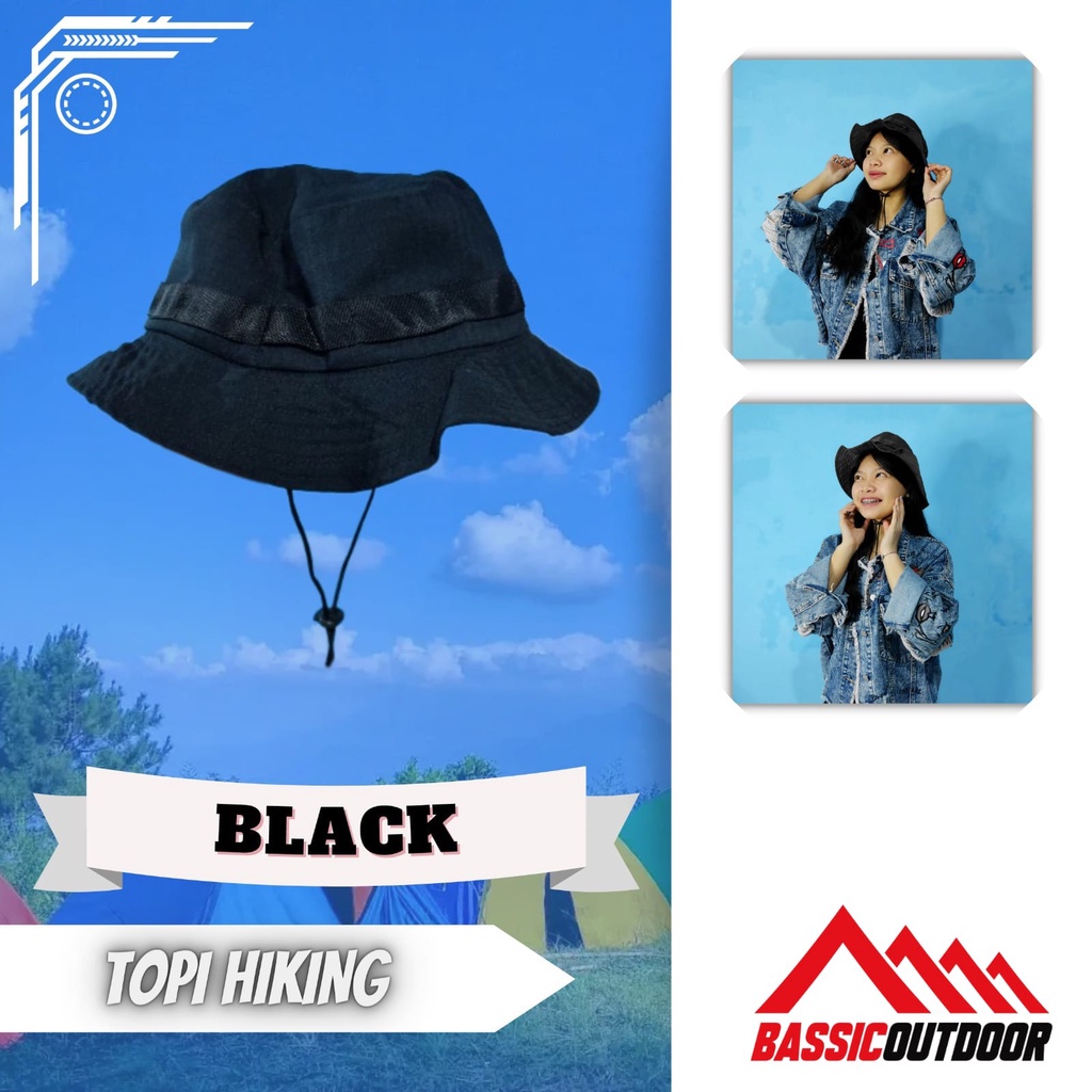 Jual Topi Rimba Ripstok Bucket Hat Topi Hiking Outdoor Pria Wanita ...