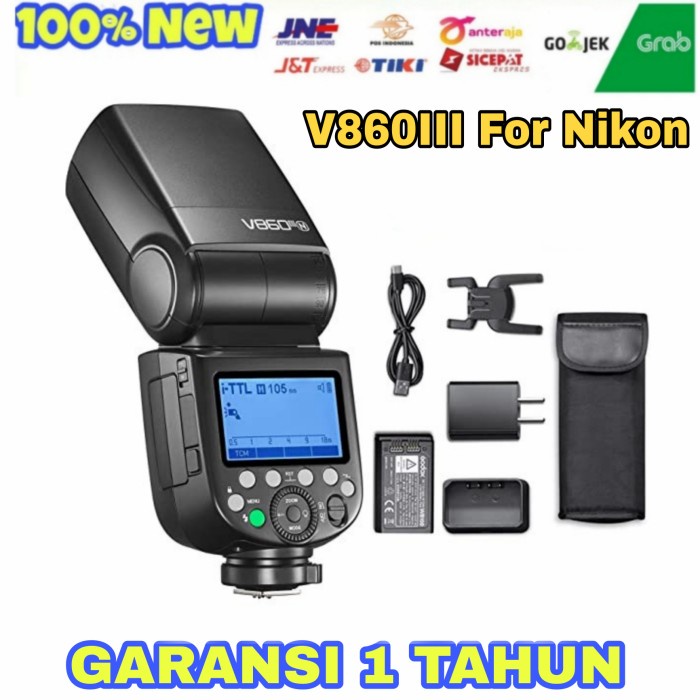 Jual Godox V860III Nikon Godox V860 III Nikon Flash Camera - For Nikon ...