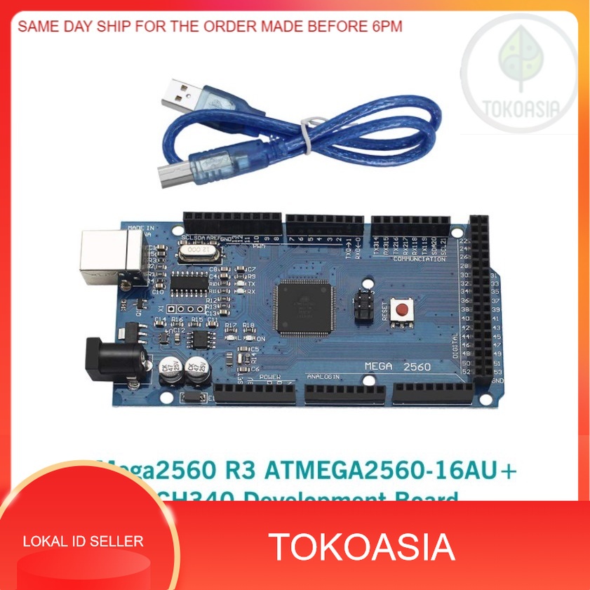 Jual Local Stock Mega2560 R3 Atmega2560 16au Ch340 Development Board