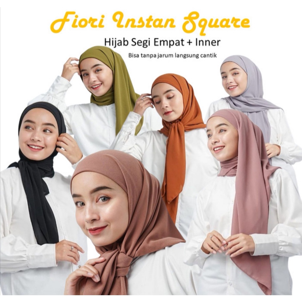 Jual HATISHOPY JILBAB SEGITIGA INNER INSTAN / KERUDUNG SEGIEMPAT INNER ...