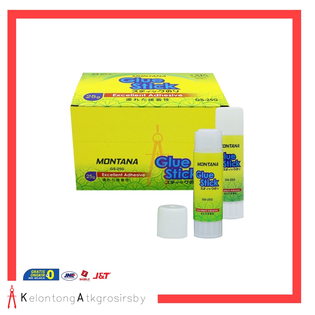 Jual Lem Stick Montana 25gr GS-25 / Lem Batang | Shopee Indonesia