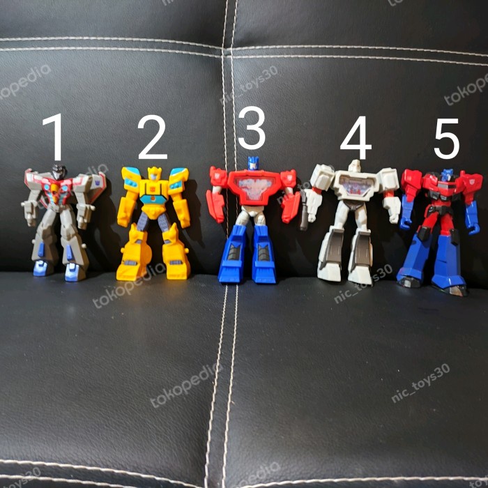 Jual Mainan MCDONALDS HAPPY MEAL MCD TRANSFORMERS - No 1 | Shopee Indonesia