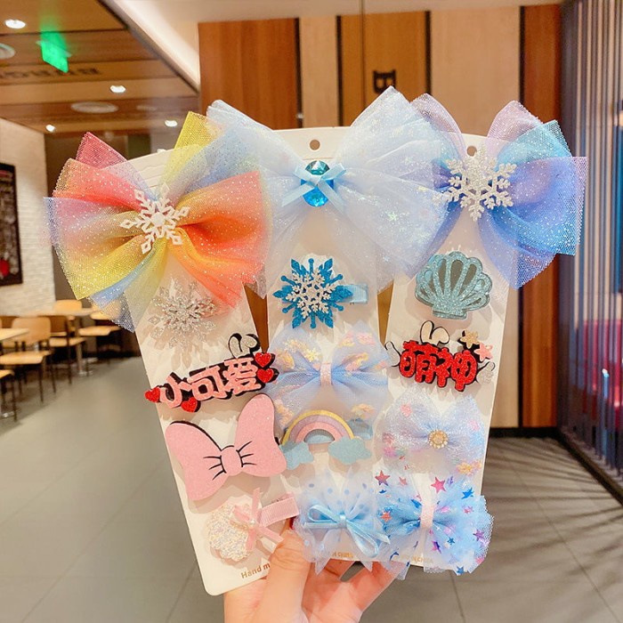 Jual [LOGU] Penjepit pita set rambut anak,Aksesoris jepitan rambut ...