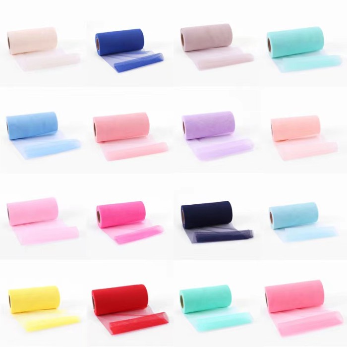 Jual PITA TULLE 15 CM / PITA TILE / TILE METERAN POLOS | Shopee Indonesia