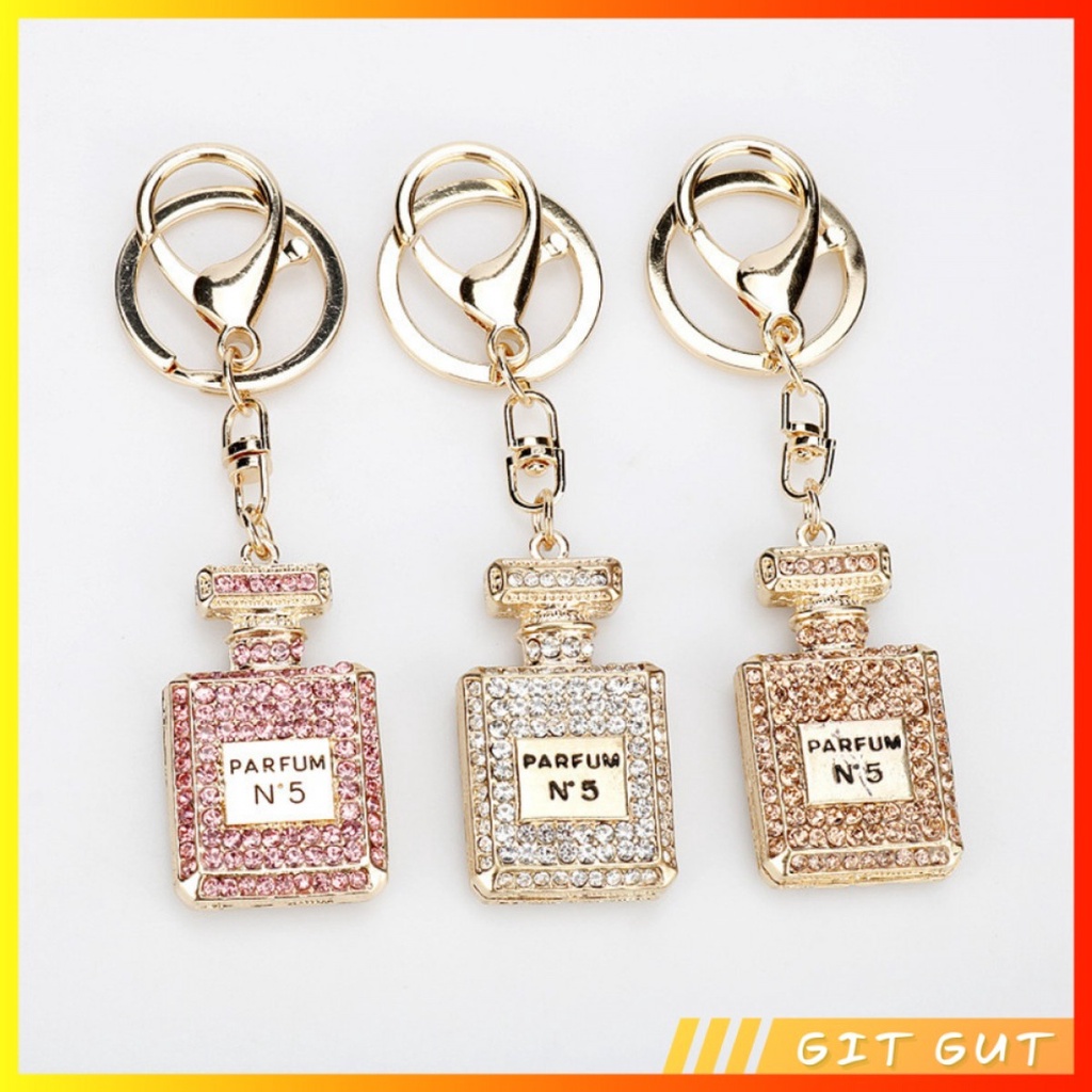 Jual Keychain Gantungan Kunci Luxury Perfume Bottle - Botol Parfum ...