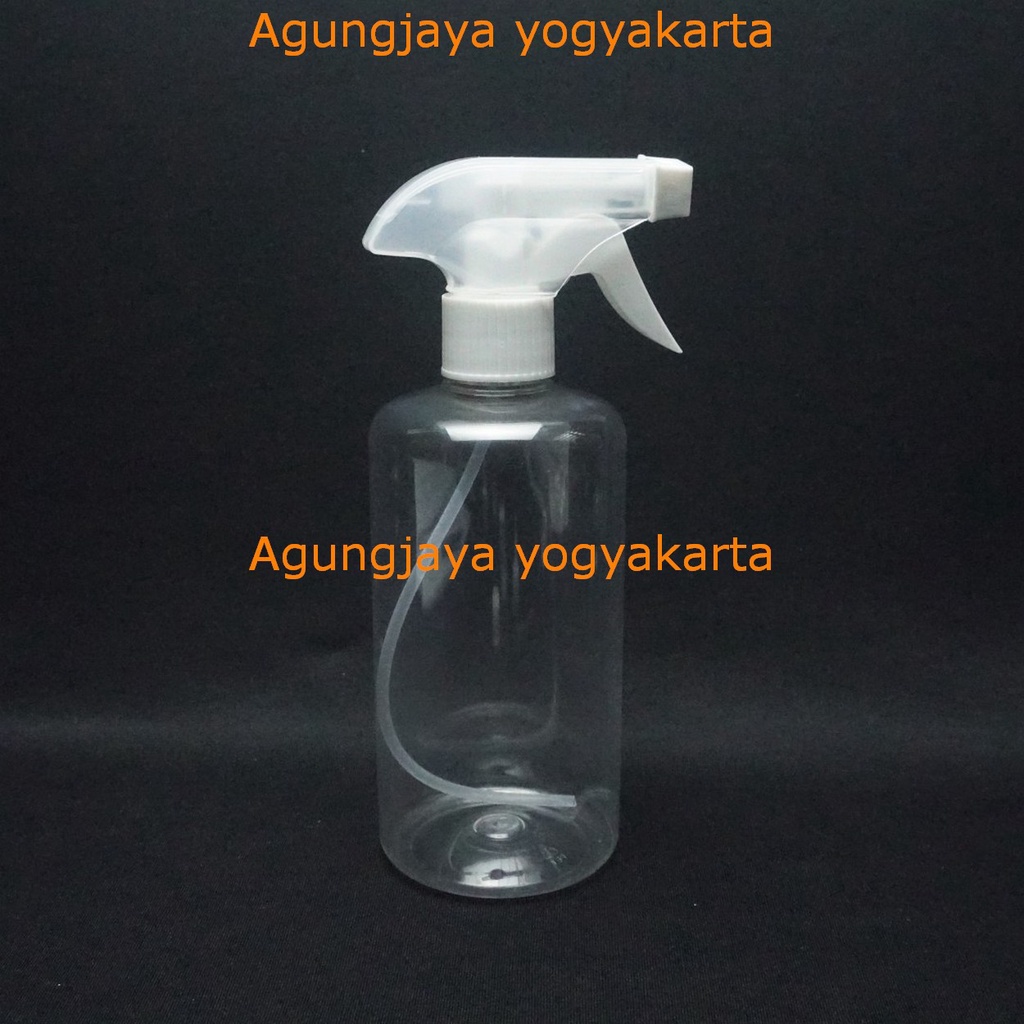 Jual Pet 500 Ml Handsanitizer Natural Tutup Trigger Sprayer / Botol Pet ...