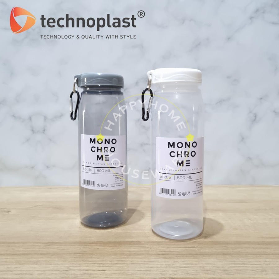 Jual TECHNOPLAST Botol Minum Monochrome Sport Bottle 800Ml Pp05 Botol ...