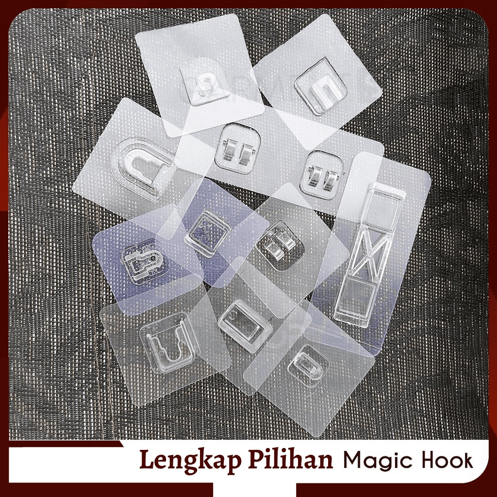 Jual HBS Gantungan Tempel Dinding Hook Tempel Ajaib Tempelan Dinding Super Kuat Gantungan Baju ...