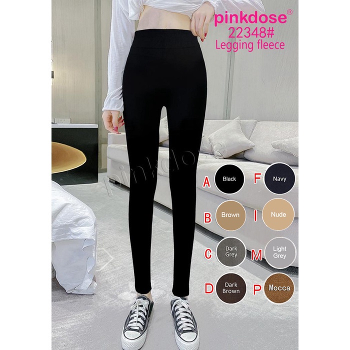 Jual [ PINKDOSE ] Celana Legging Panjang Wanita Fleece Leging Lejing ...