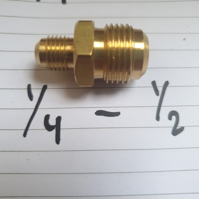 Jual REDUSER DOBEL NEPEL PIPA AC.1/4×1/2 FD27 | Shopee Indonesia