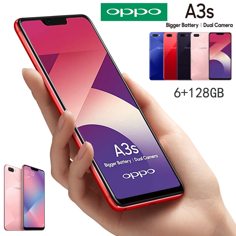 Jual hp OPPO A3S RAM 6/128GB 6.2 inch Layar HD Android Smartphone Murah handphone | Shopee Indonesia