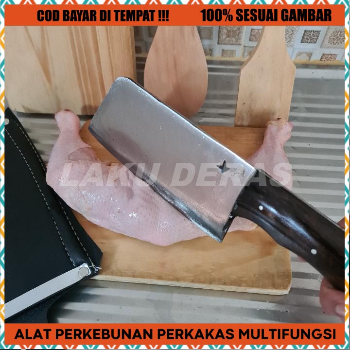 Jual Golok Daging Ayam Sapi Baja Per Golok Serbaguna Tebas Dahan ...