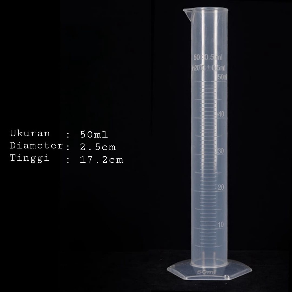 Jual S279 Gelas ukur Tabung Ukur Laboratorium Measuring Cylinder Bahan ...