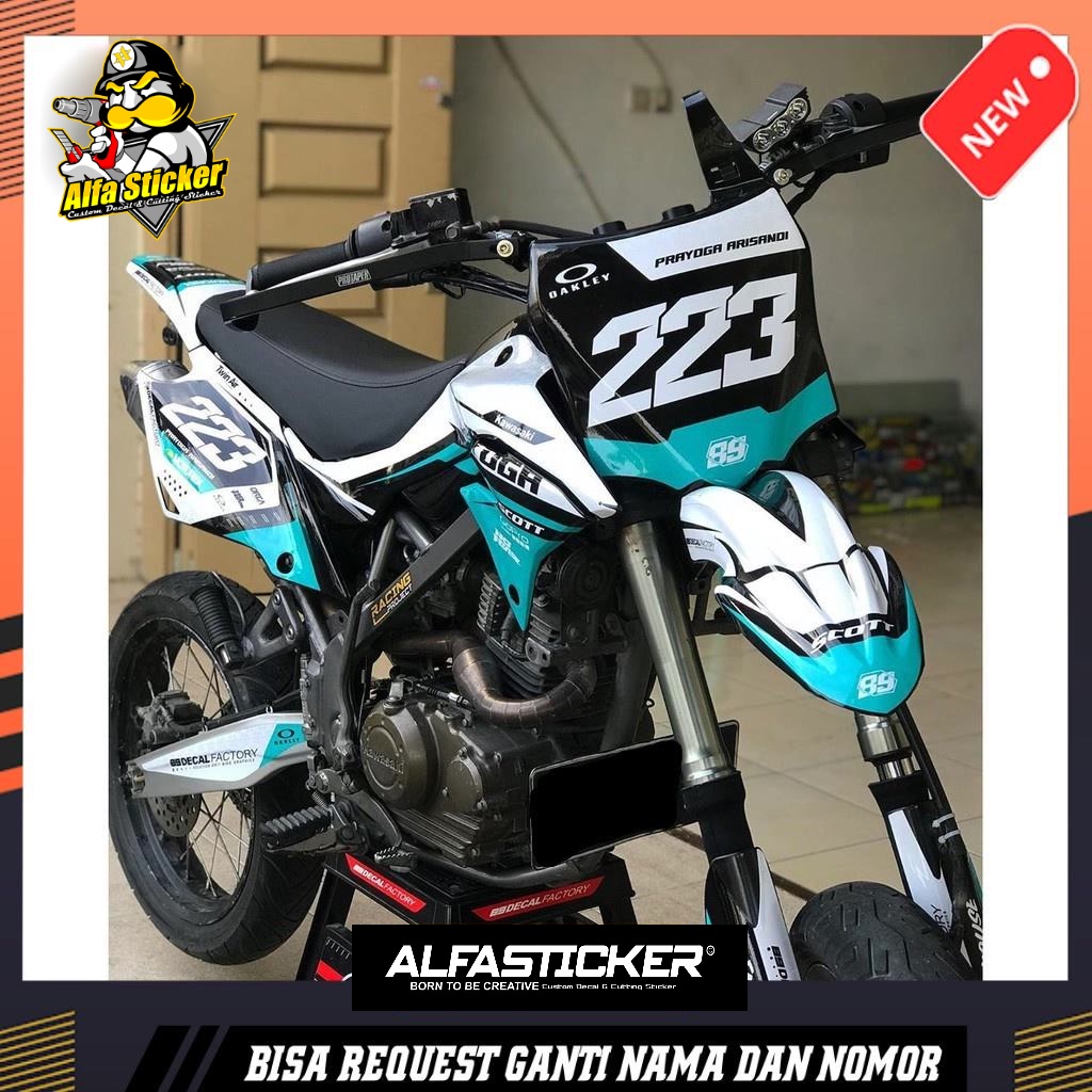 Jual Decal Trail / Supermoto KLX - DTracker - Klx Old - Gordons Desain ...