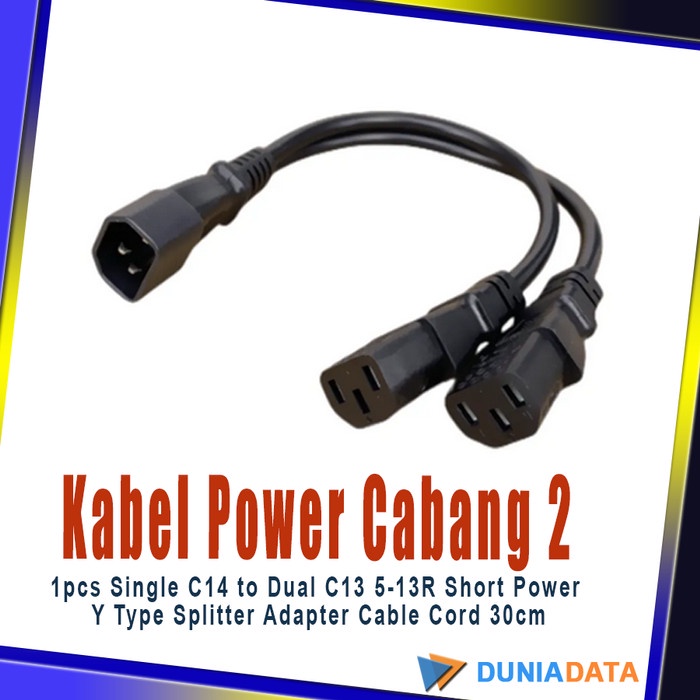 Jual Kabel Power CPU Cabang 2 Untuk PC / Server ( Splitter Power Cord ...