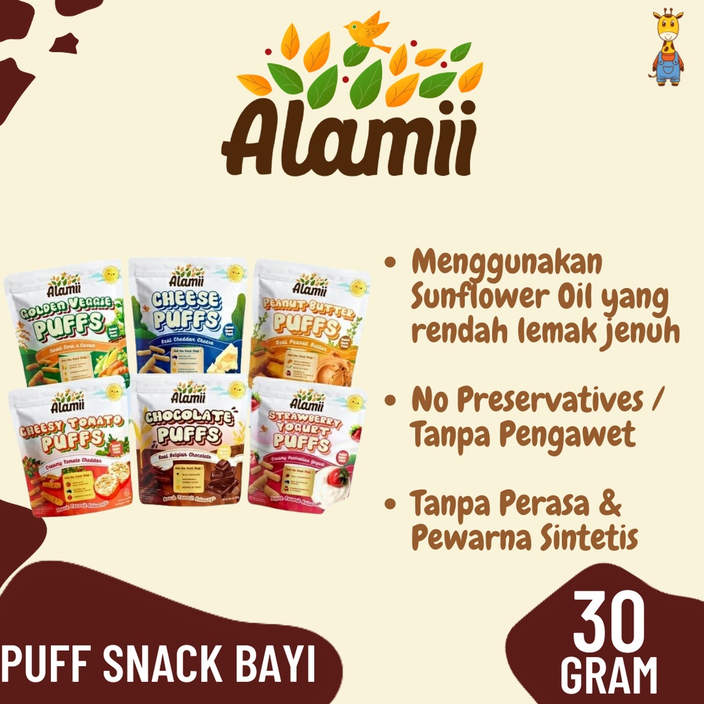 Jual Alamii Puff Snack Bayi - Camilan Bayi - Snek Bayi - Snack Bayi ...