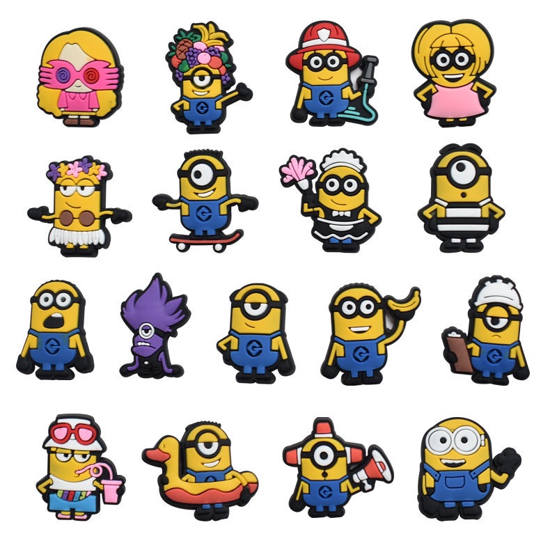 Jual Crocs Jibbitz 083 Pin Sandal z Minion Lucu Cewek Perempuan Keren ...