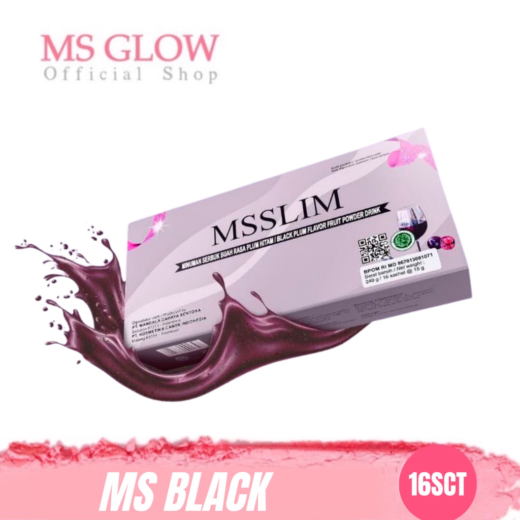 Jual MS SLIM SLIMMING DRINK MS GLOW MS SLIM / MS BLACK | Shopee Indonesia