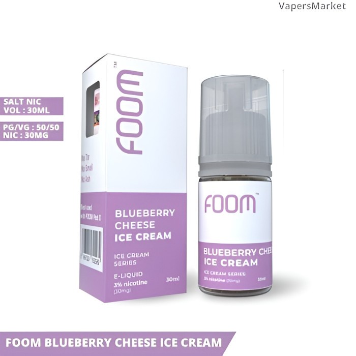 Jual Foom Blueberry Cheese Ice Cream Salt Nic 30ML by Foom Lab / Liquid ...