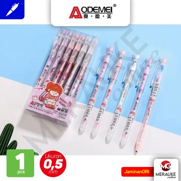 Jual Gel Pen / Ballpoint Bisa Dihapus AODEMEI GP-34208 0.5 mm (Satuan ...