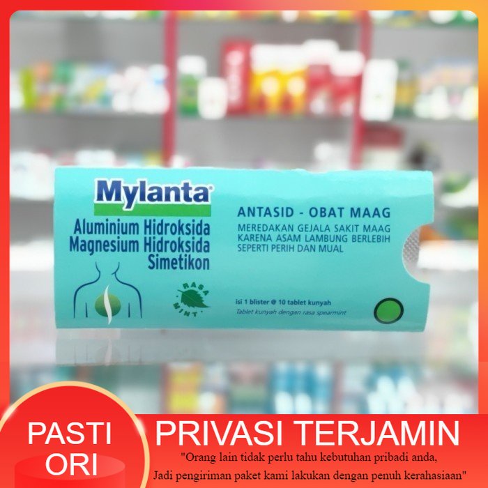 Jual mylanta tablet / milanta obat maag asam lambung strip isi 10 tab ...
