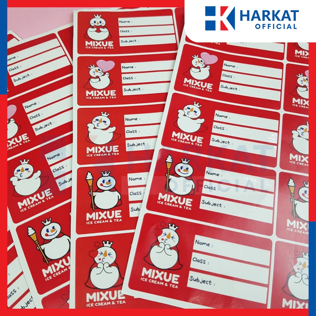 Jual STIKER LABEL MAPEL Label Stiker Label Mata Pelajaran (Harga 1 Pak ...