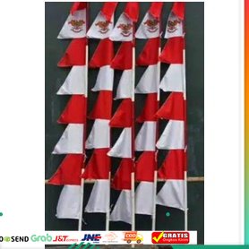 Jual Diskon Kemerdekaan 17 agustusan Bendera jalan hiasan jalan Umbul Umbul Agustusan Merah ...