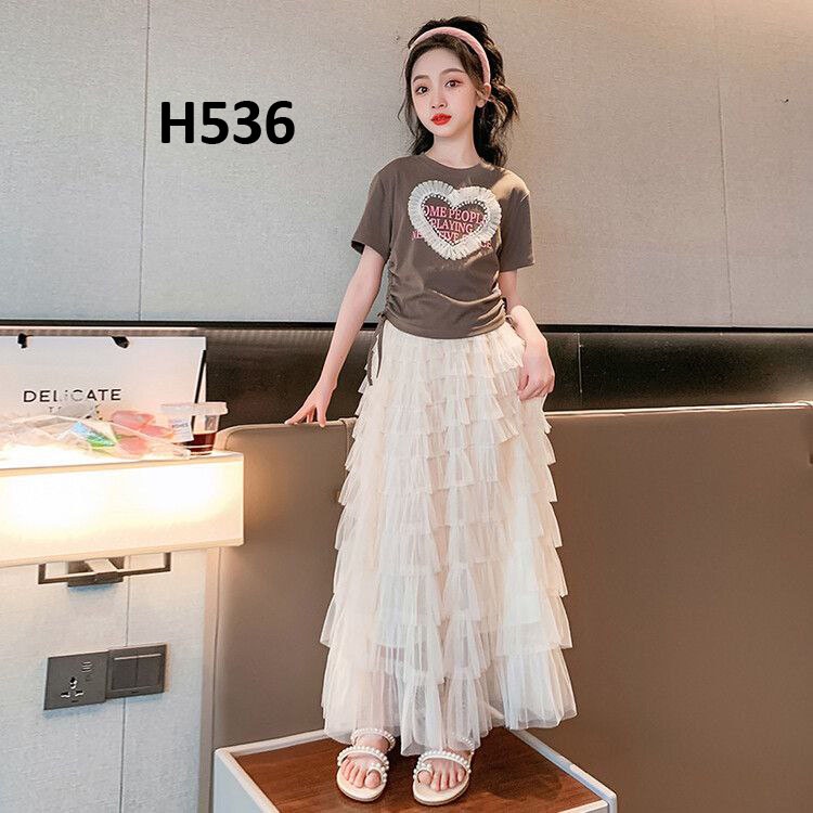 Jual KODE H536 BAJU SETELAN ROK TUTU ANAK PEREMPUAN TANGGUNG IMPORT ...