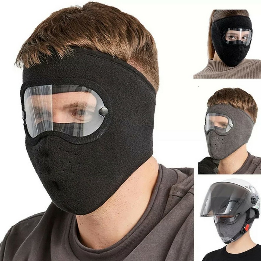 Jual FULL FACE MASK MASKER MOTOR SEPEDA MOTORCYCLE SPORTS masker wajah ...