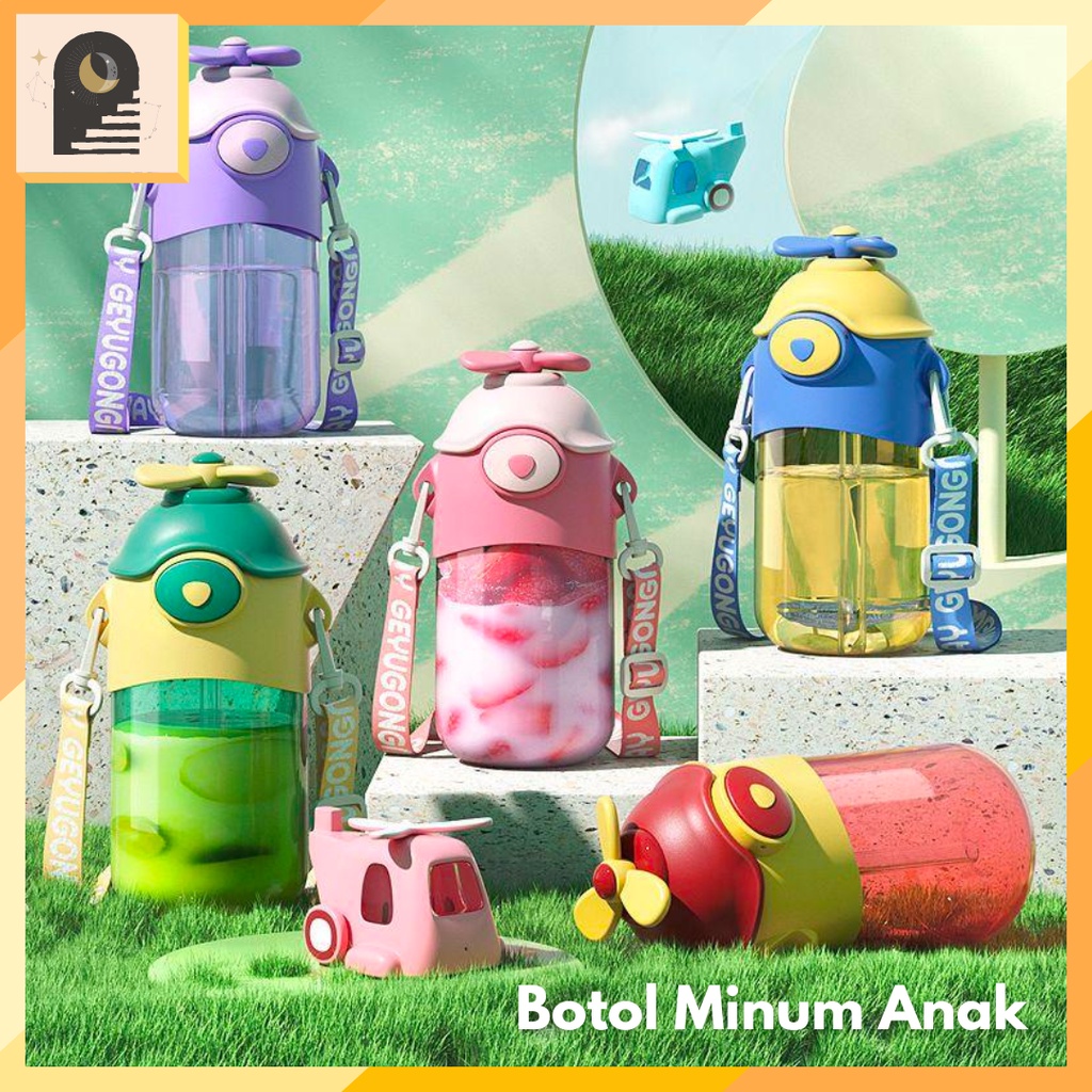 Jual Either.id - Botol Minum Anak Tali Sedotan / Botol Minum Anak 800 ...