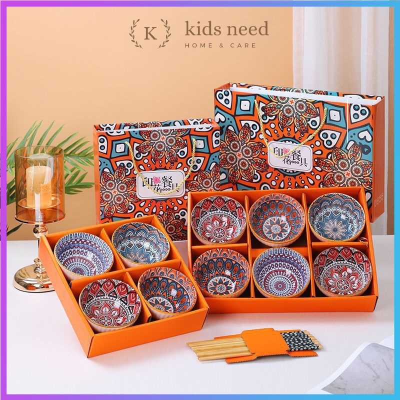 Jual Mangkok set premium peralatan makan porselen / Hadiah Pernikahan ...